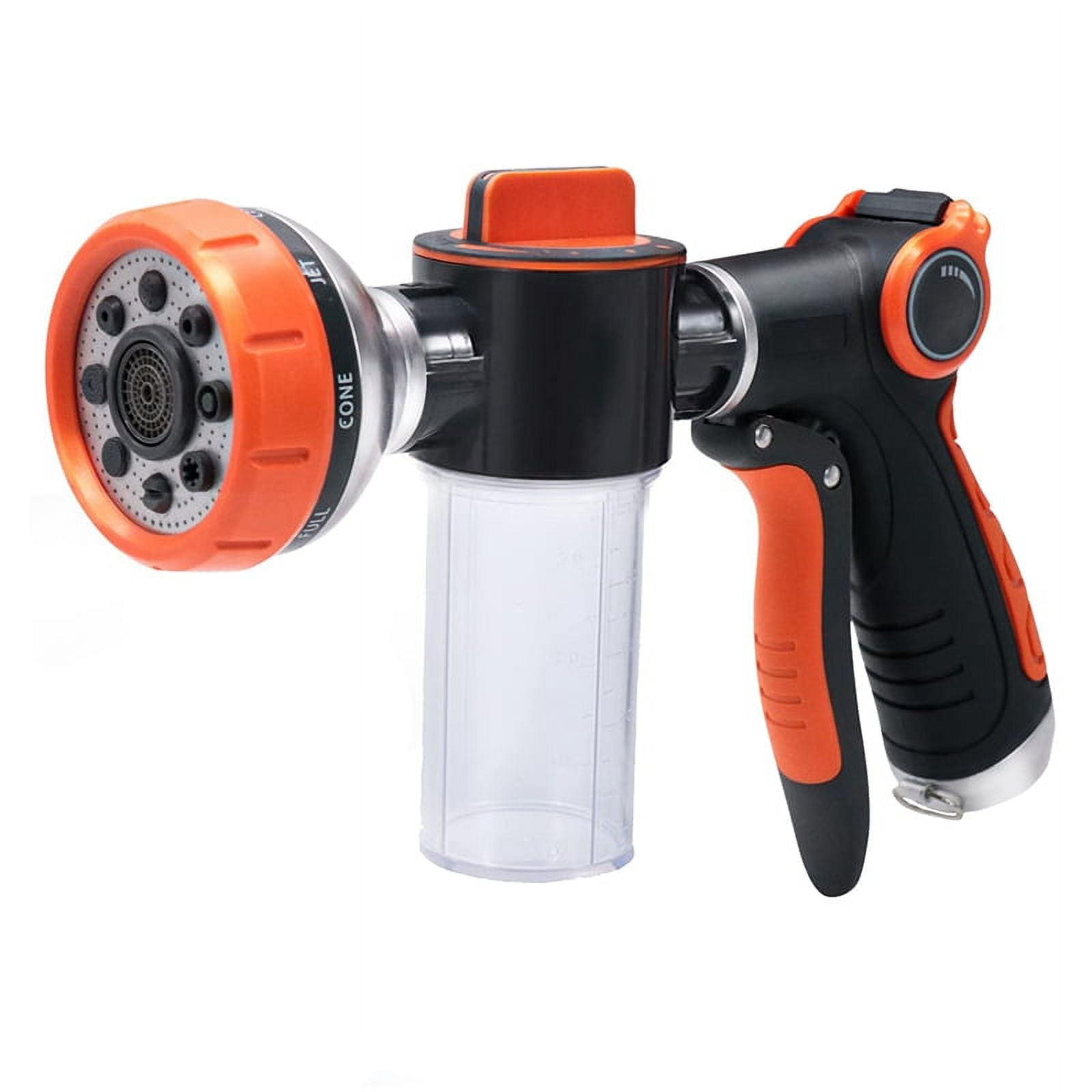 Garden Hose Nozzle,8 Patterns Sprayer High Pressure,Dog Wash,Water ...