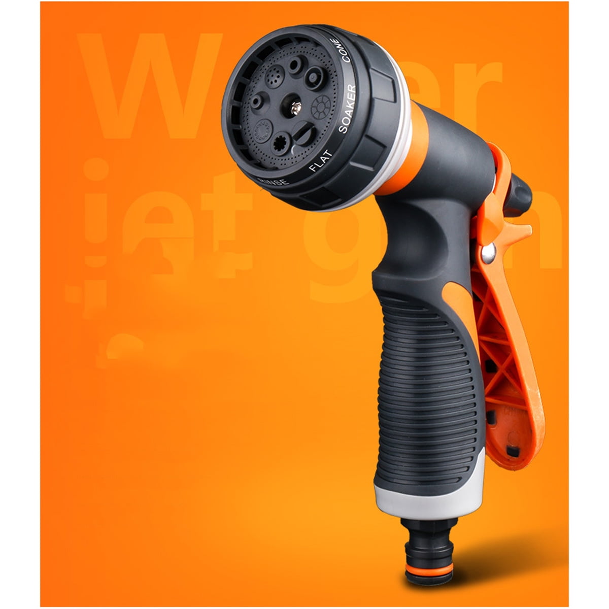 Garden Hose Nozzle Anti-Leak Heavy Duty 8 Patterns Watering Nozzle High ...