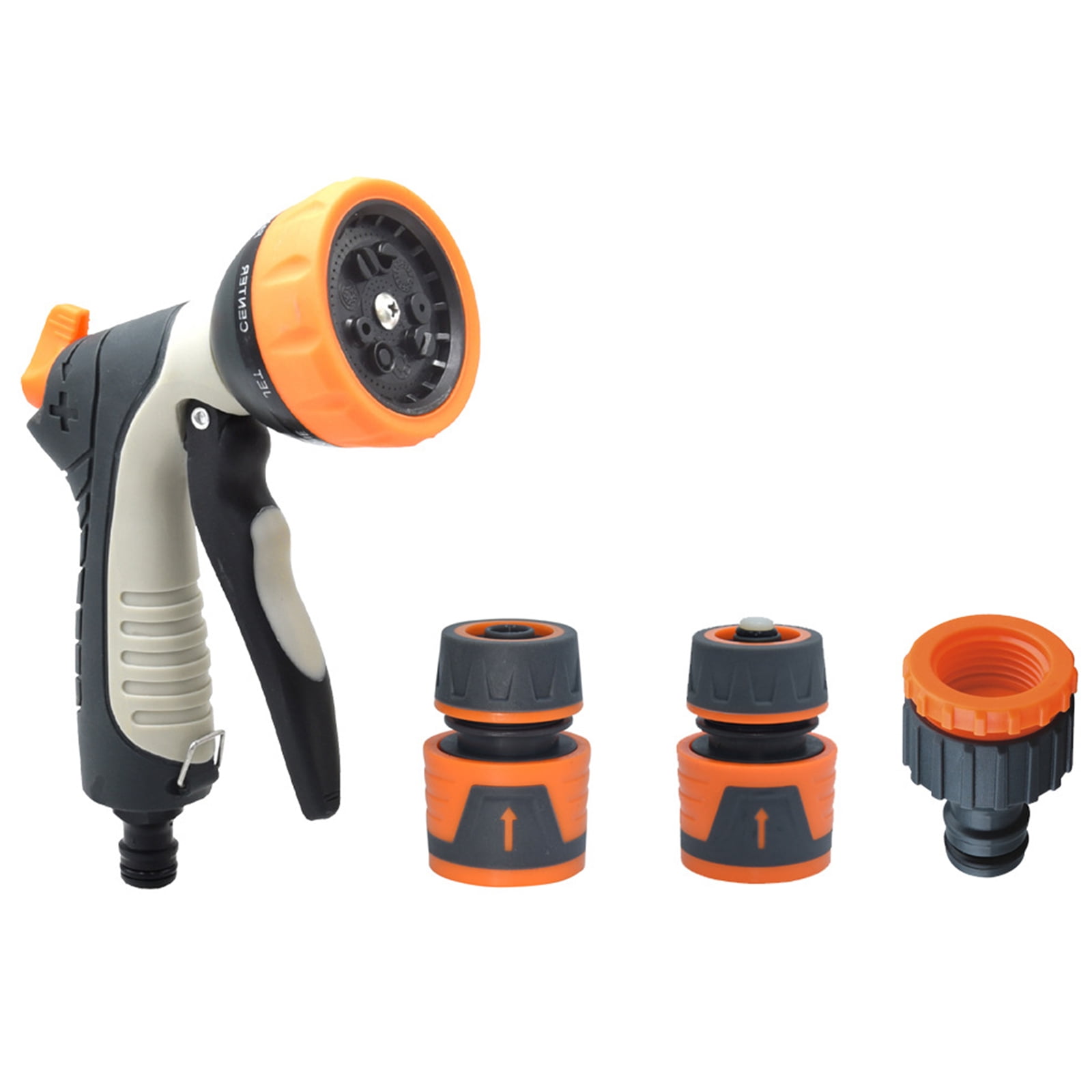 Garden Hose Nozzle Heavy Duty with Water Volume Control Valve, High ...