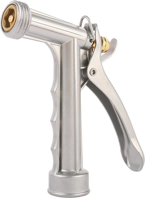 Garden Hose Nozzle, Water Hose Sprayer Nozzle with Threaded Front, Full ...