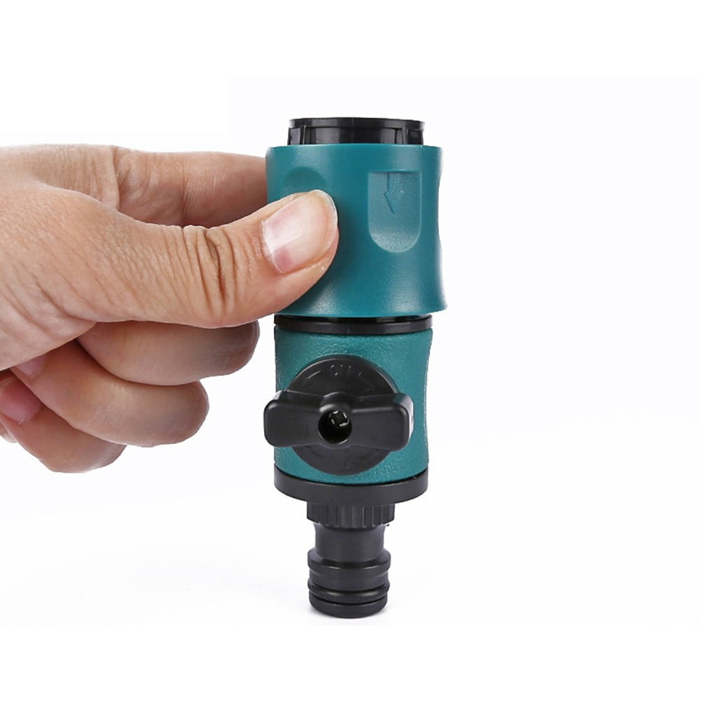 Garden Hose Pipe In Line Tap Shut Off Valve Connect Adaptor Tool Gadget ...