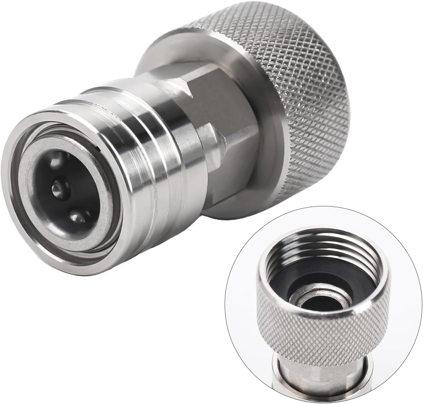 Garden Hose to Pressure Washer Adapter, 3/4" GHT to 1/4" Quick Connect ...