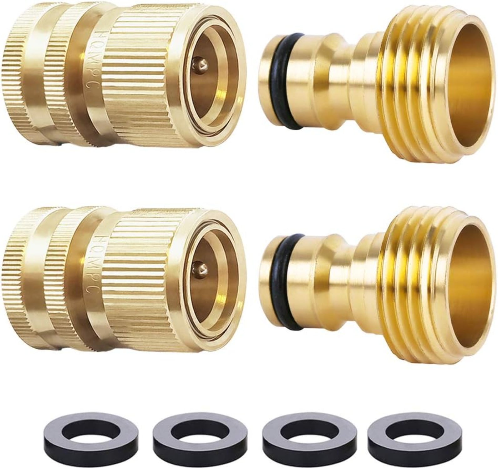 Garden Hose Quick Connect Solid Brass Quick Connector Garden Hose ...