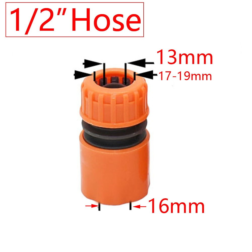 Garden Hose Quick Connector 1/2 3/4 1 Inch Pipe Coupler Stop Water ...