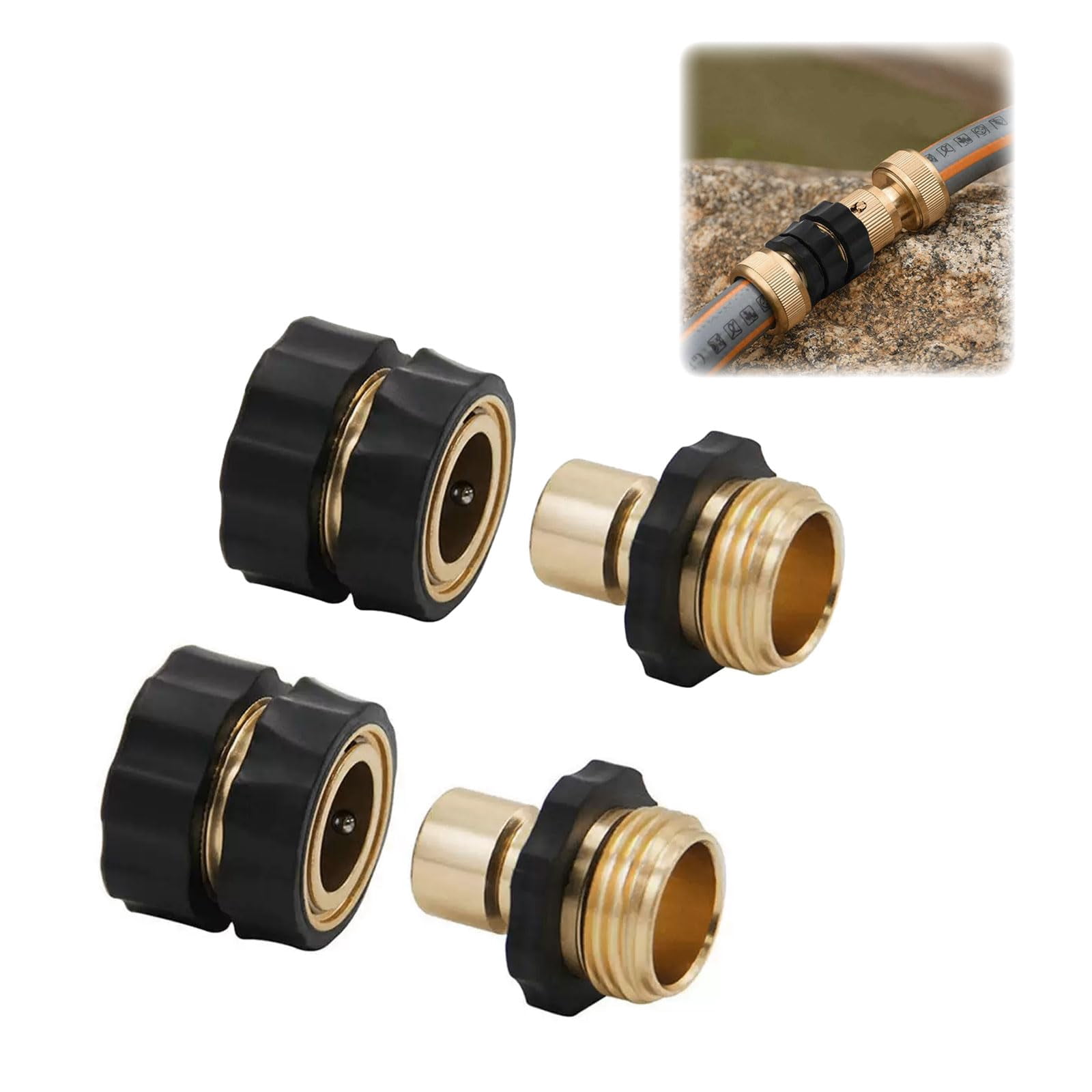 Garden Hose Quick Connector, 2026 New Quick Connect Hose Fittings, 3/4 ...
