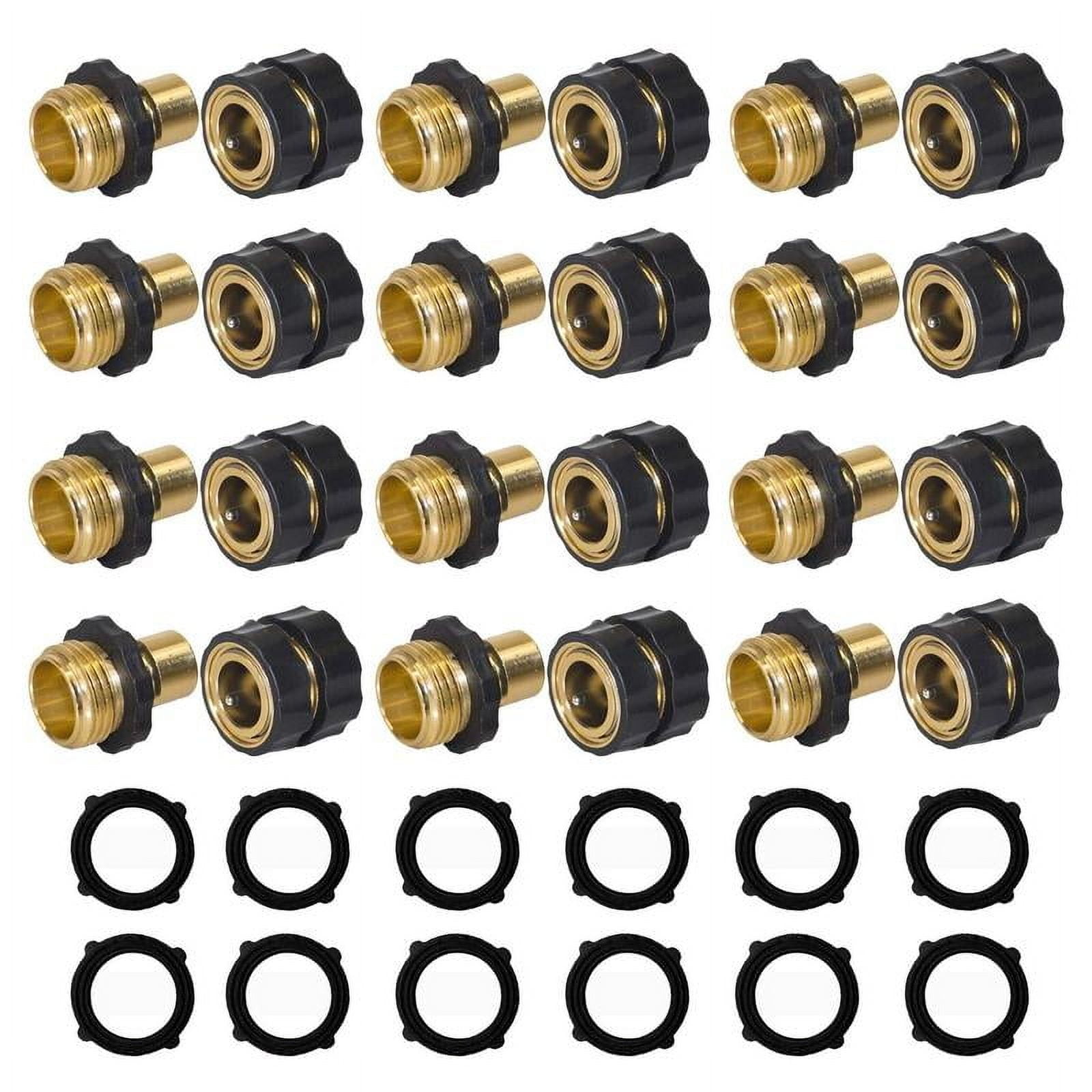 Garden Hose Quick Connector, 3/4 Inch Male and Female Garden Hose ...
