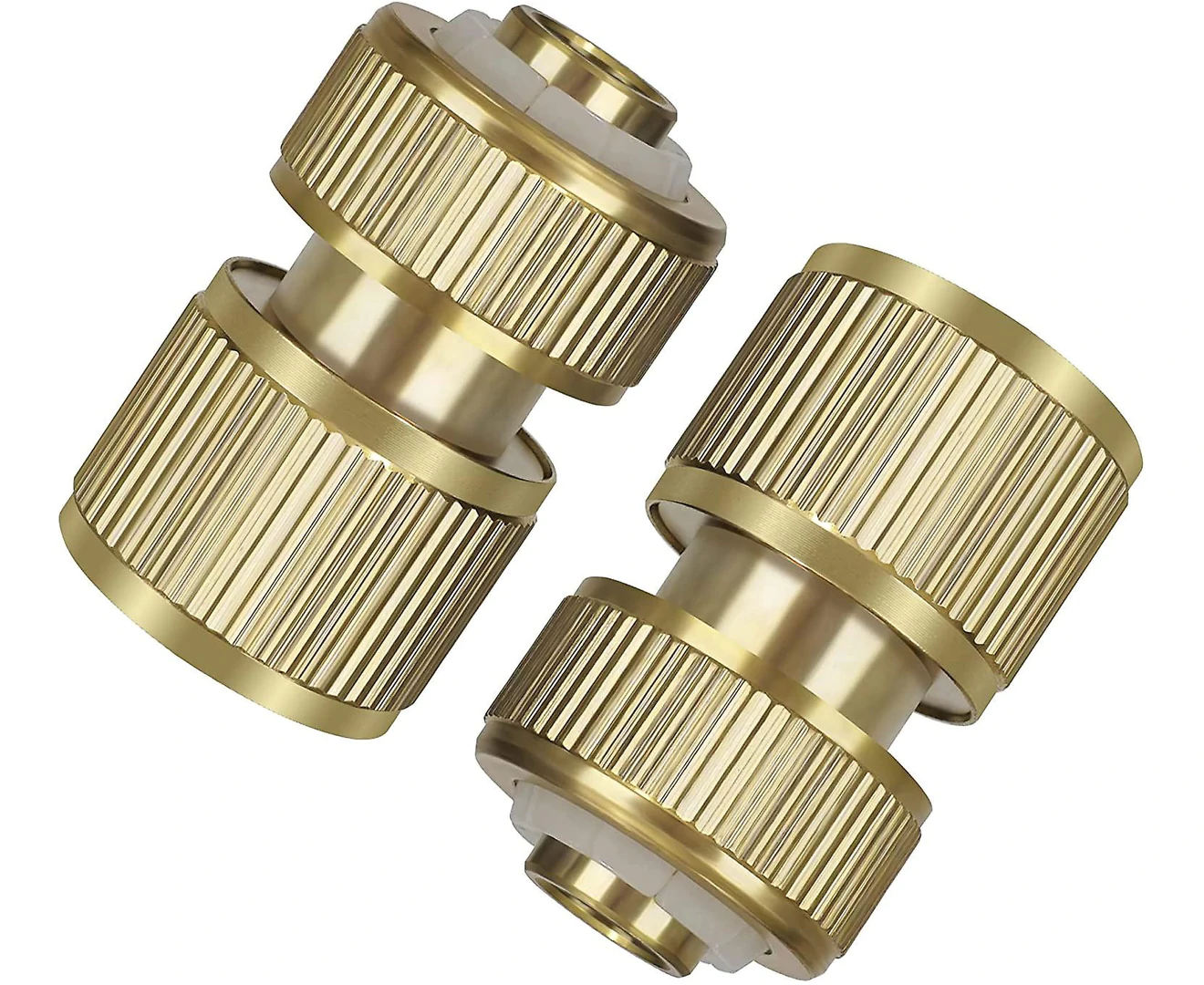 Garden Hose Quick Connector, Brass Garden Hose Connector, 1/2 Inch ...