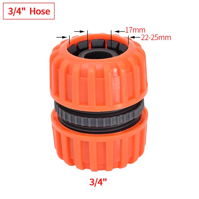 Garden Hose Quick Connector Pipe Coupler Stop Water Connection Repair ...