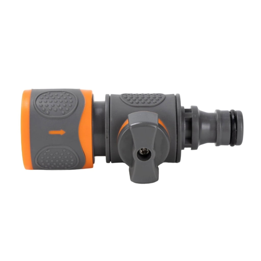 Garden Hose Quick Connector with Valved Shut Off Control for Irrigation ...