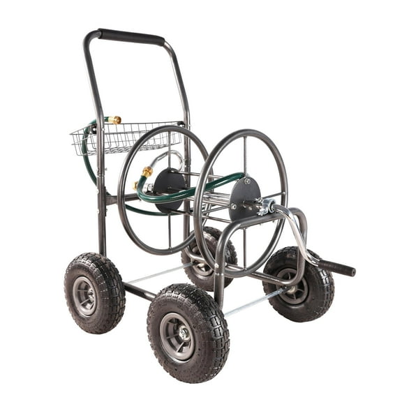 Ironton Trailered Garden Hose Reel, Holds 5/8in. x 400ft. Hose ...