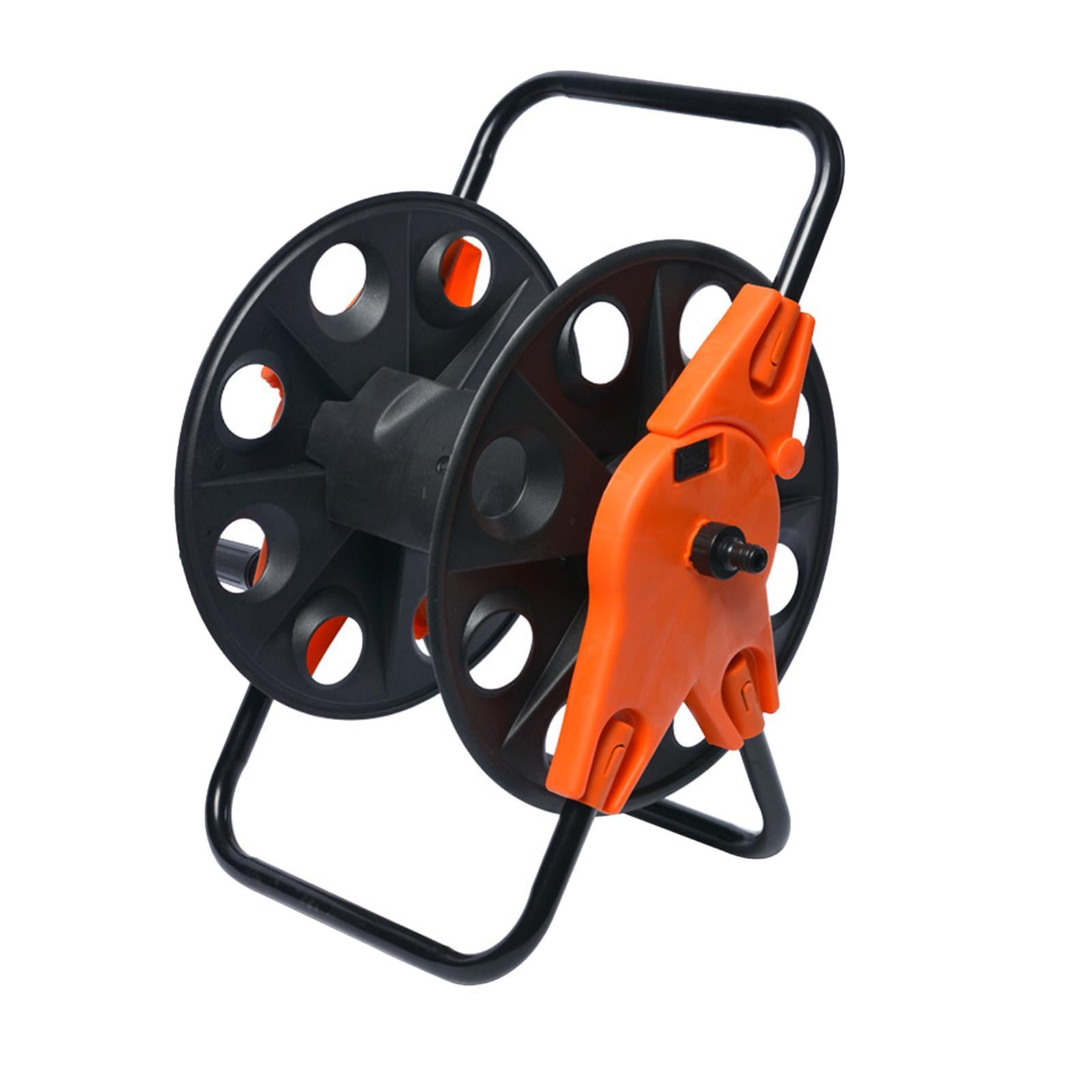 Garden Hose Reel Cart Heavy Duty Mobile Compact Design for Outdoor Yard ...