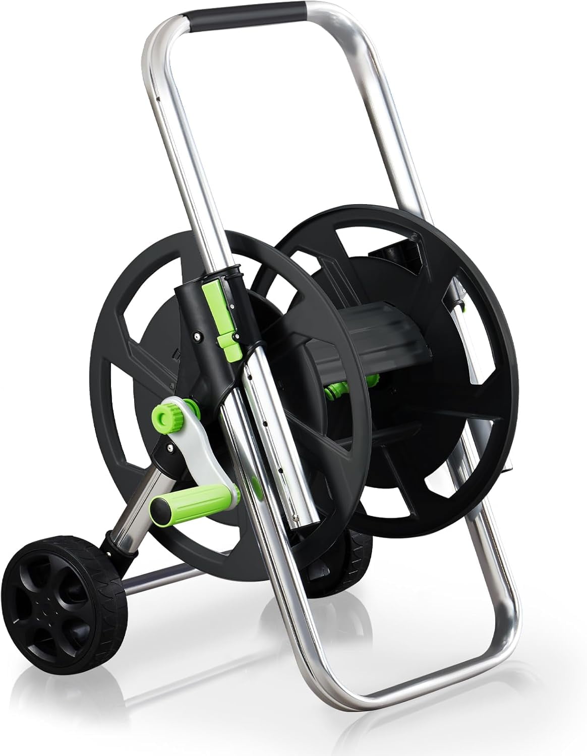 Garden Hose Reel Cart, Holds 75-150 Feet of 5/8-Inch Hose, Portable ...