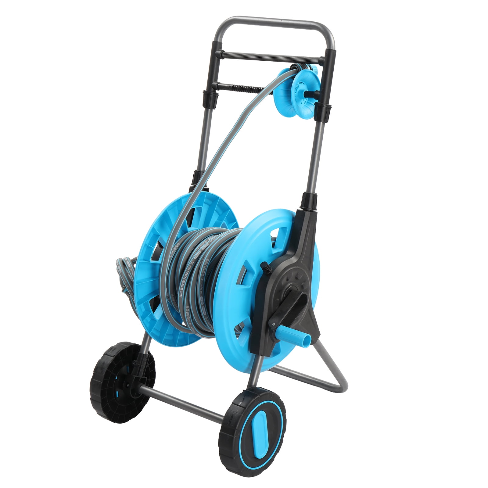 Garden Hose Reel Cart, Iron Frame Plastic Structure, Universal Wheels ...