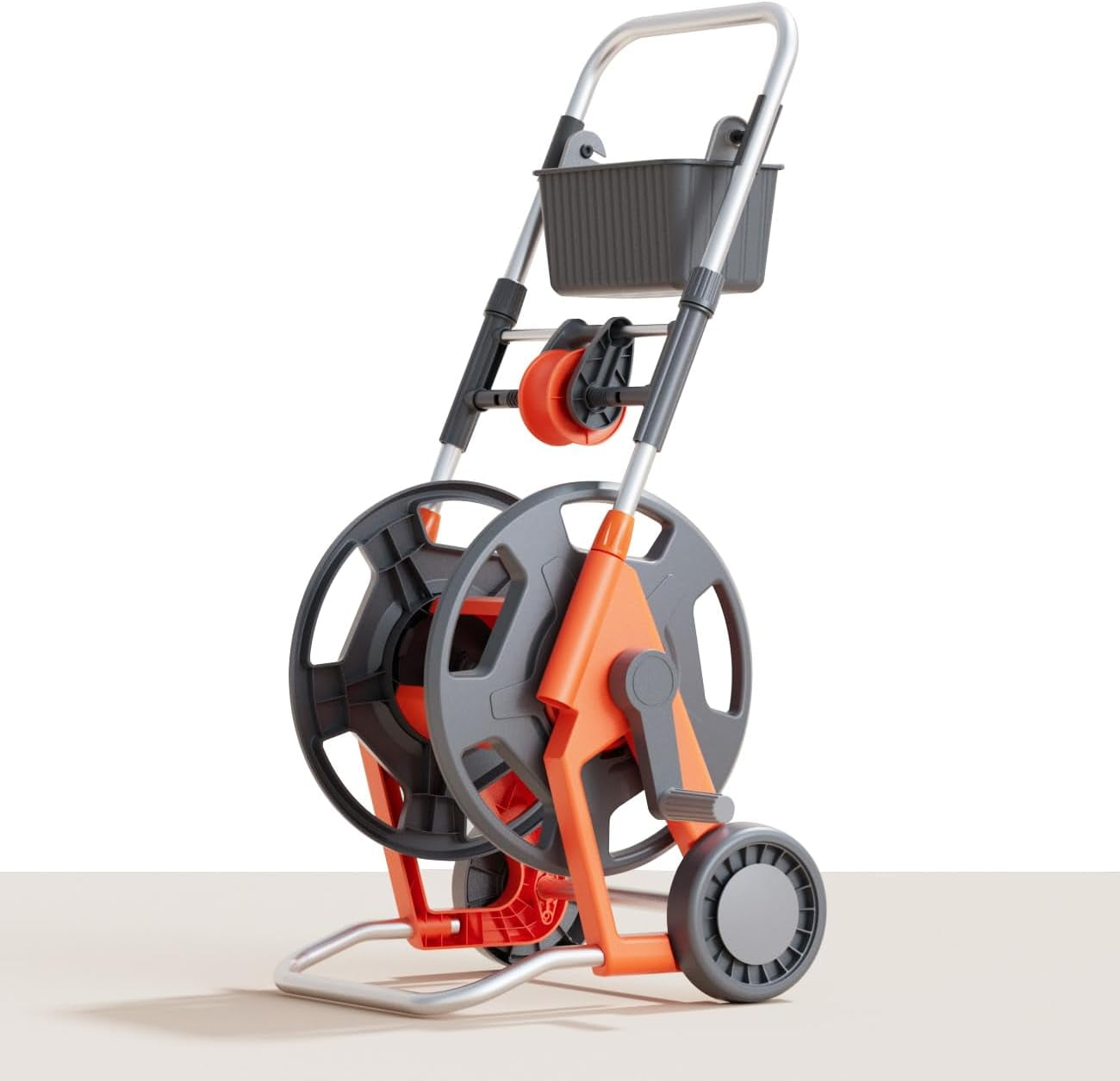 Garden Hose Reel Cart with Wheels, Portable Water Hose Reel Storage ...