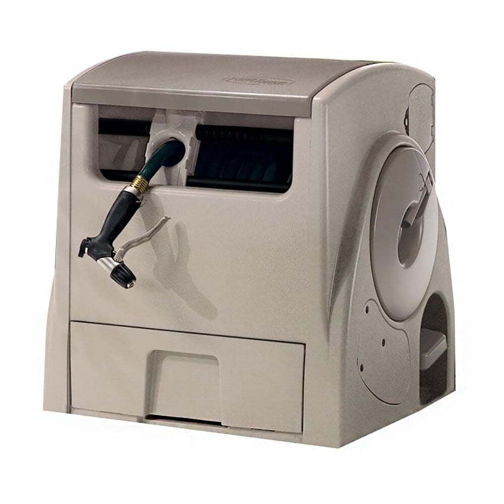 Garden Hose Reel Storage Organizer Holds Up 100Ft Of 5/8'' Standard ...