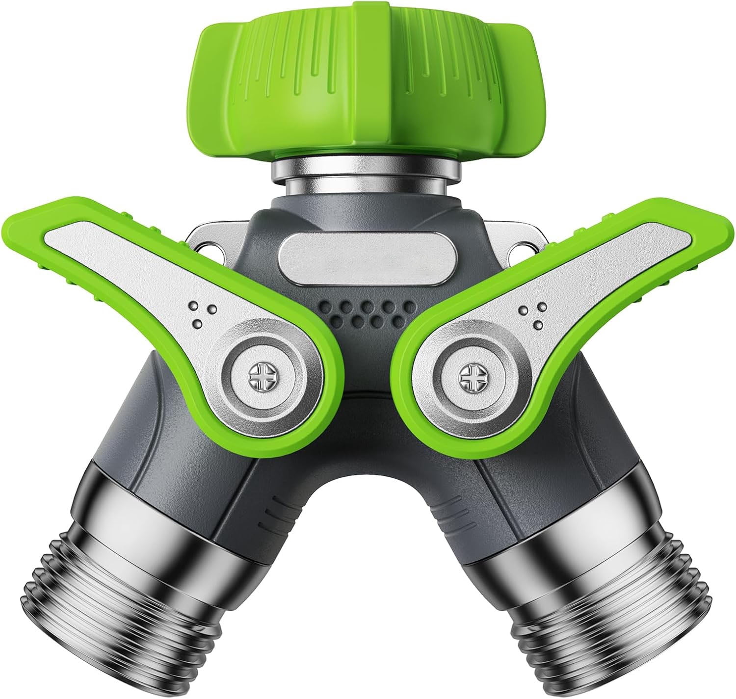 Garden Hose Splitter, 2 Way Heavy Duty Water Hose Y Spigot Splitter ...