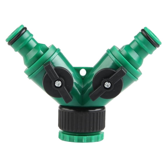 Garden Hose Splitter, 2 Way Water Sprayer Connector, 1/2 Inch Thread ...