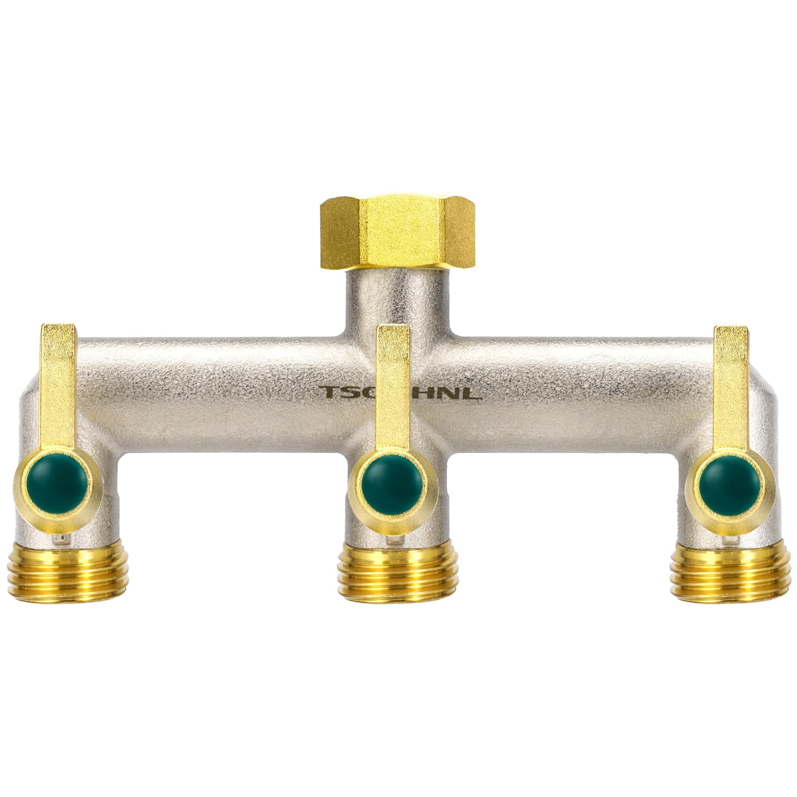 Garden Hose Splitter, 3-Way Faucet Diverter with 3 Extended Metal ...