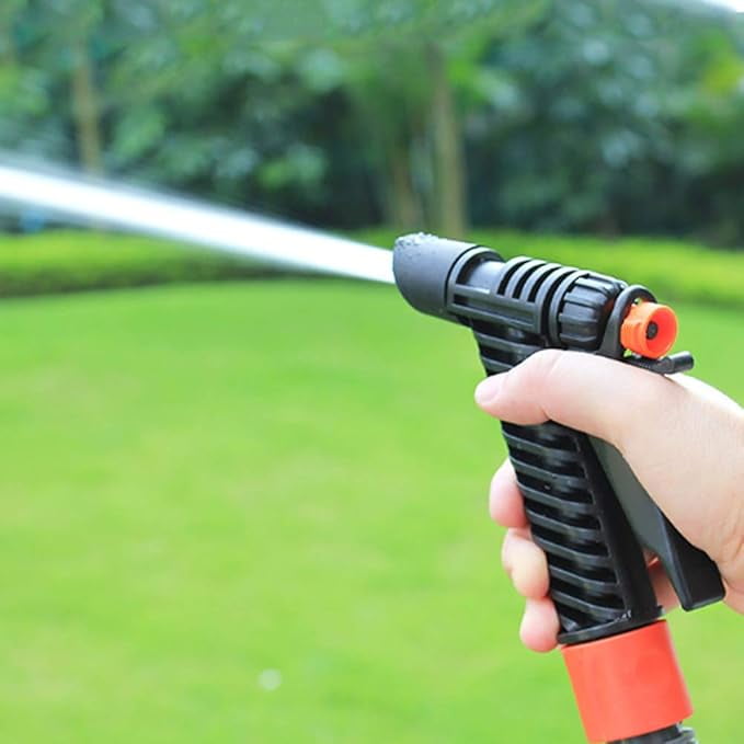Garden Hose Spray Nozzle, Dual Spraying Modes Heavy Duty Metal Handheld ...