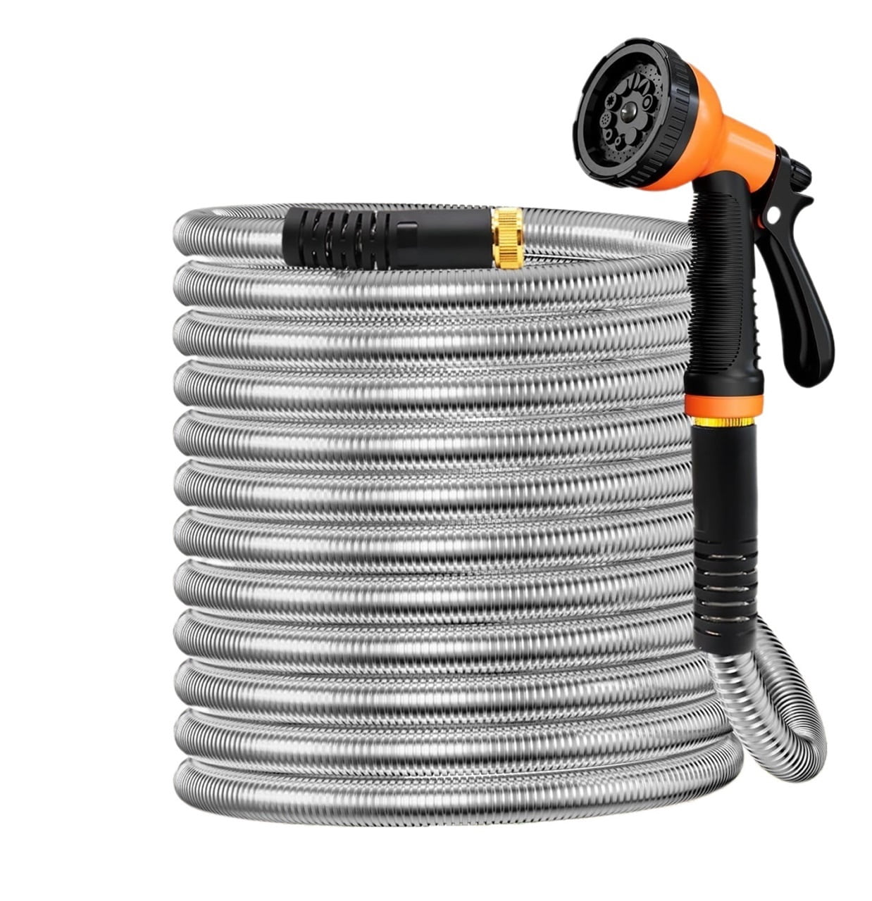 Garden Hose Stainless Steel Water Hose With 10 Functions Adjustable ...