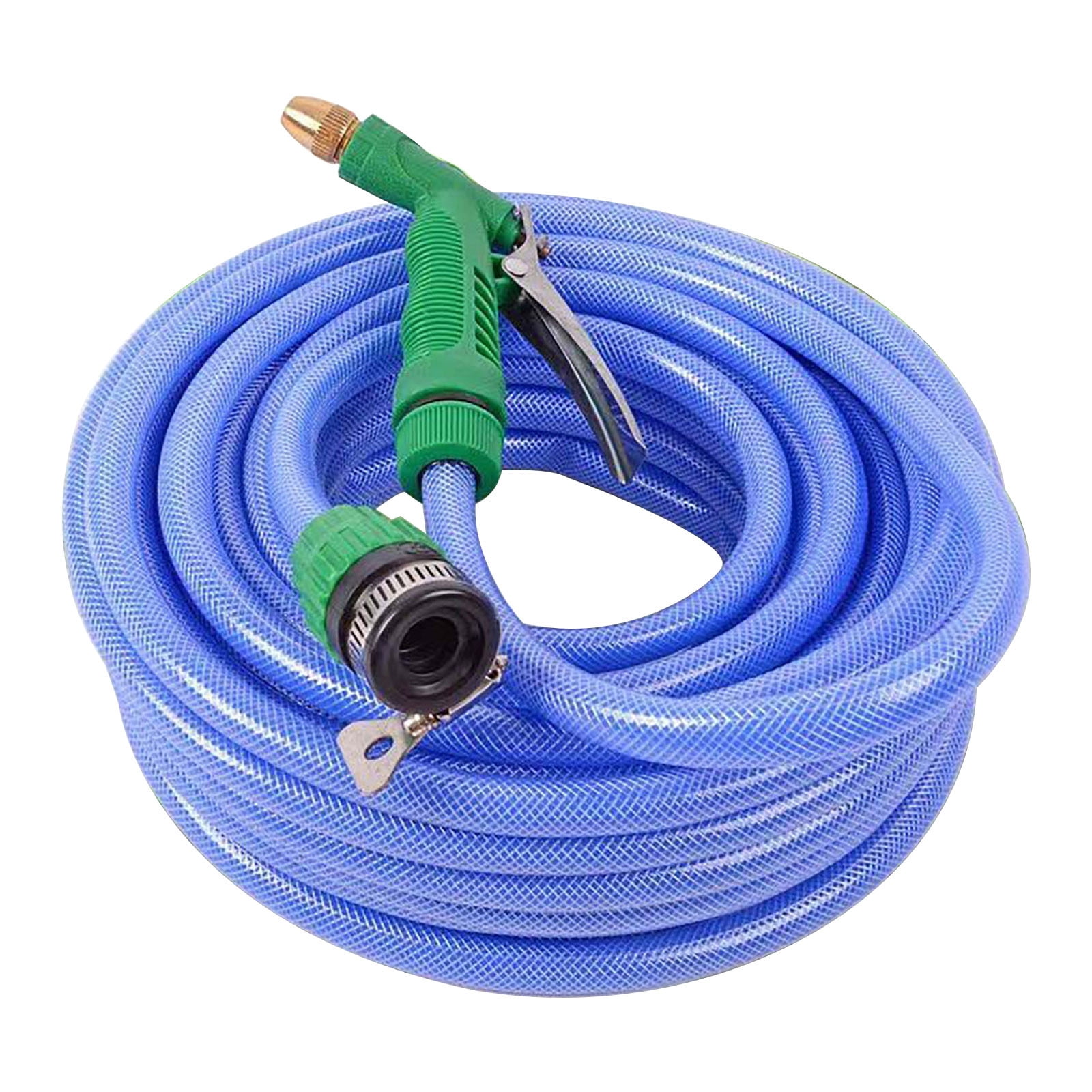 Garden Hose Water Gun Nozzle, High Pressure Braided Clear Flexible ...