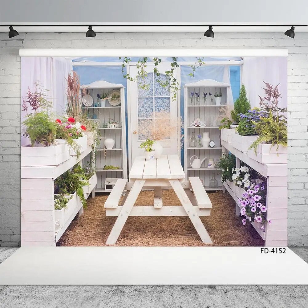 Garden House Spring Flower Easter Newborn Portrait Photography ...