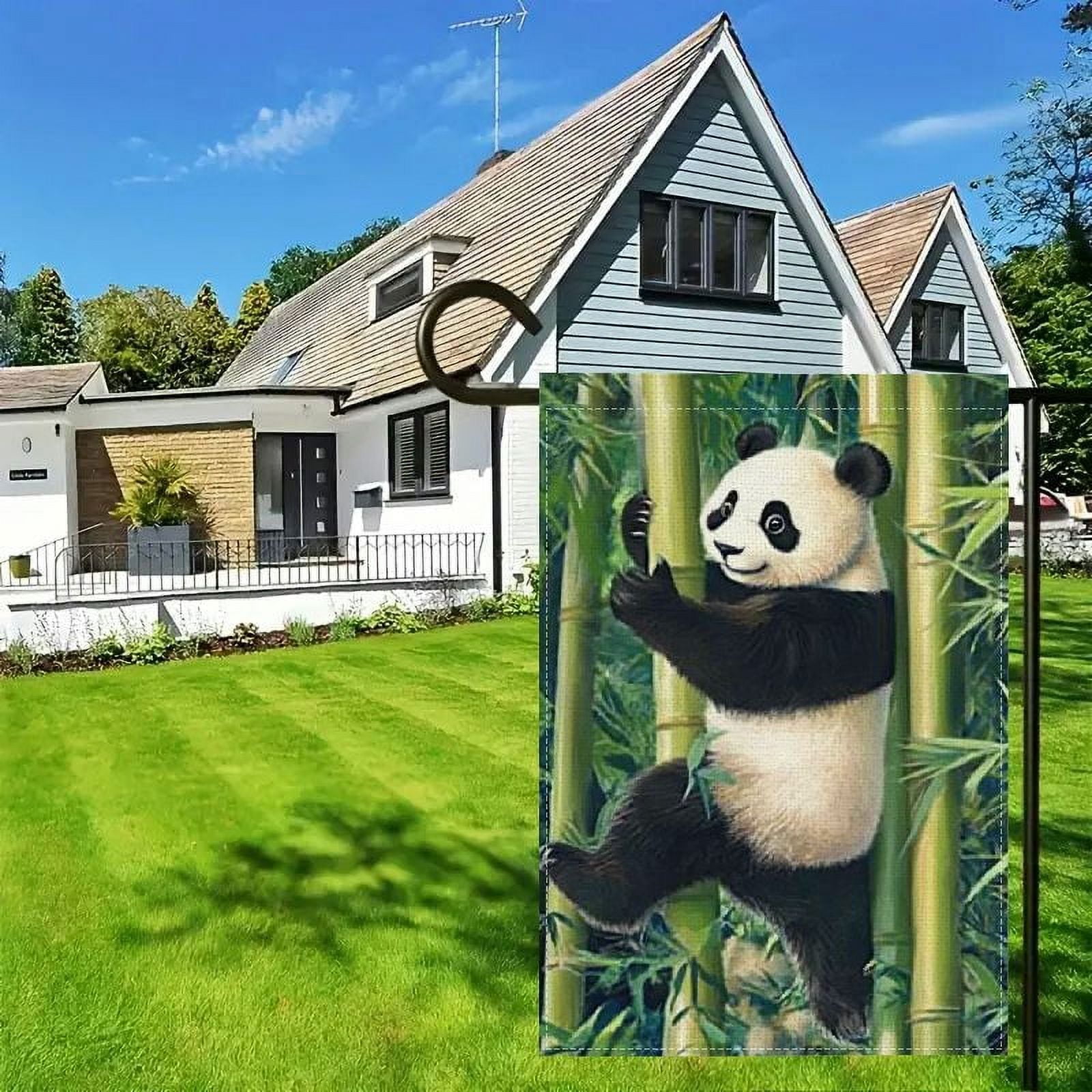 Garden Illuminated Flag, Playful Pandas,zhe - Walmart.com
