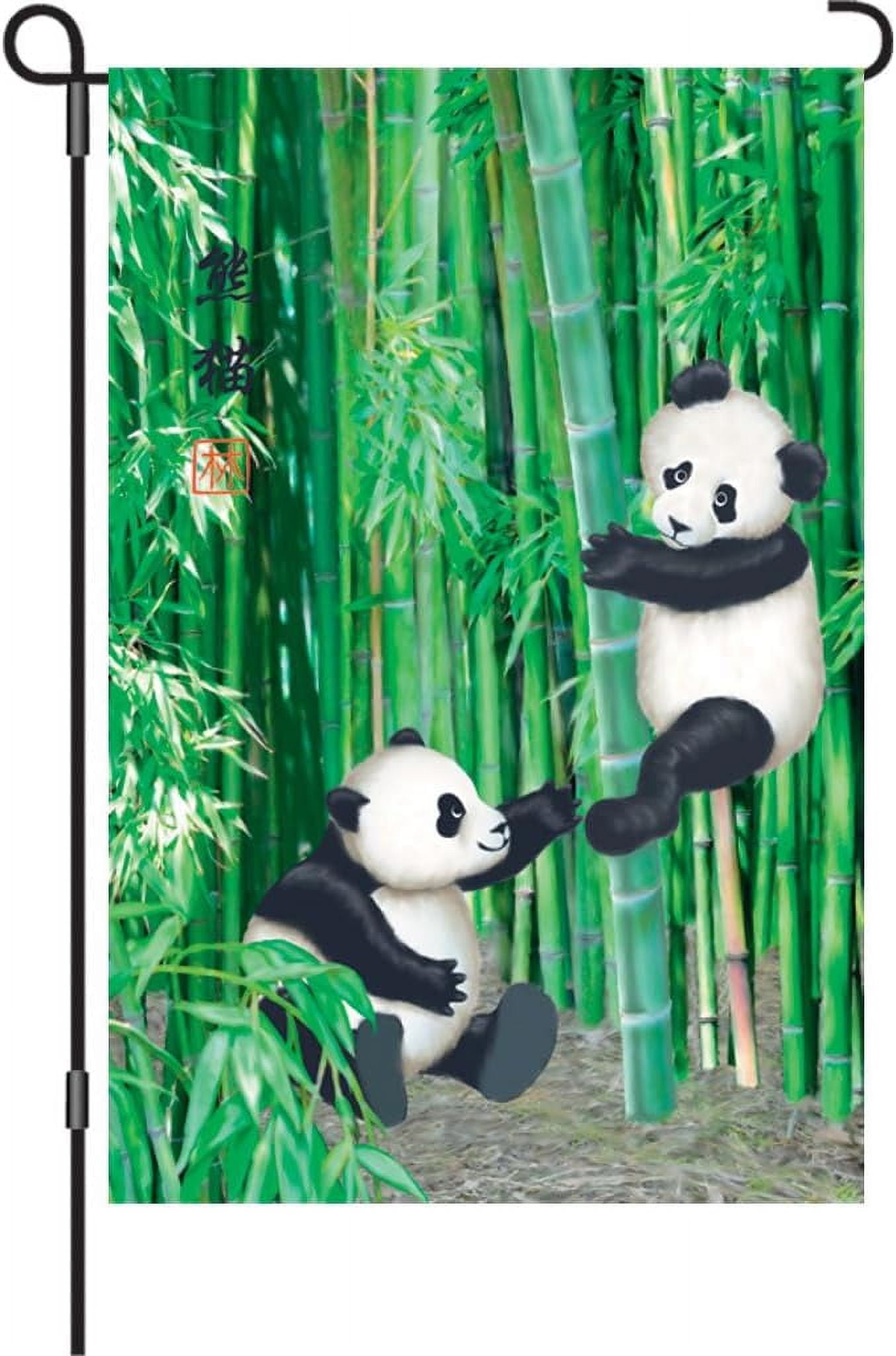 Garden Illuminated Flag, Playful Pandas - Walmart.com