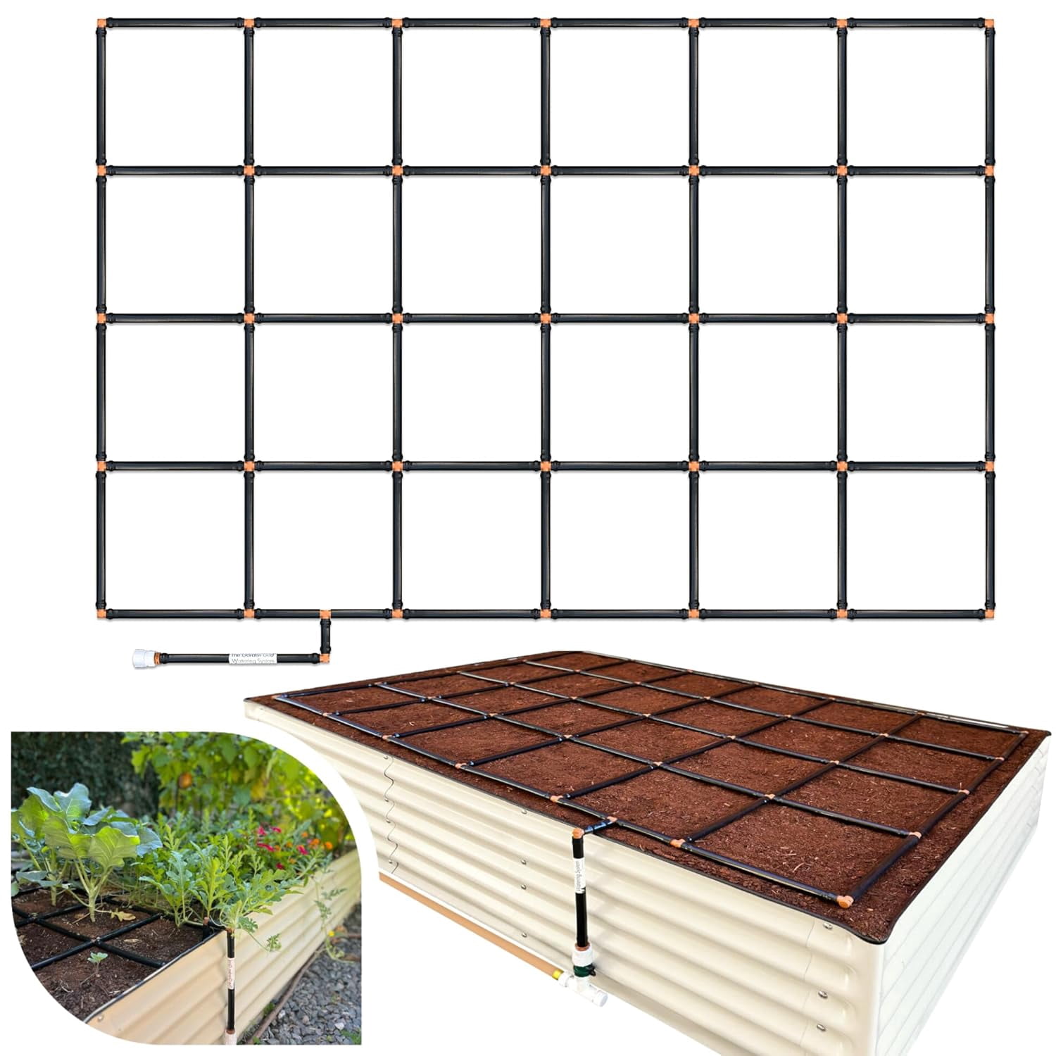 Garden In Minutes Drip Irrigation System for Garden, Soaker Hose ...