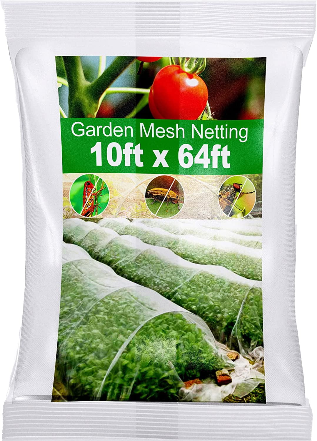 Garden Insect Mesh Netting 10ft x 64ft (3m x 20m), 1mm Ultra Fine Plant ...