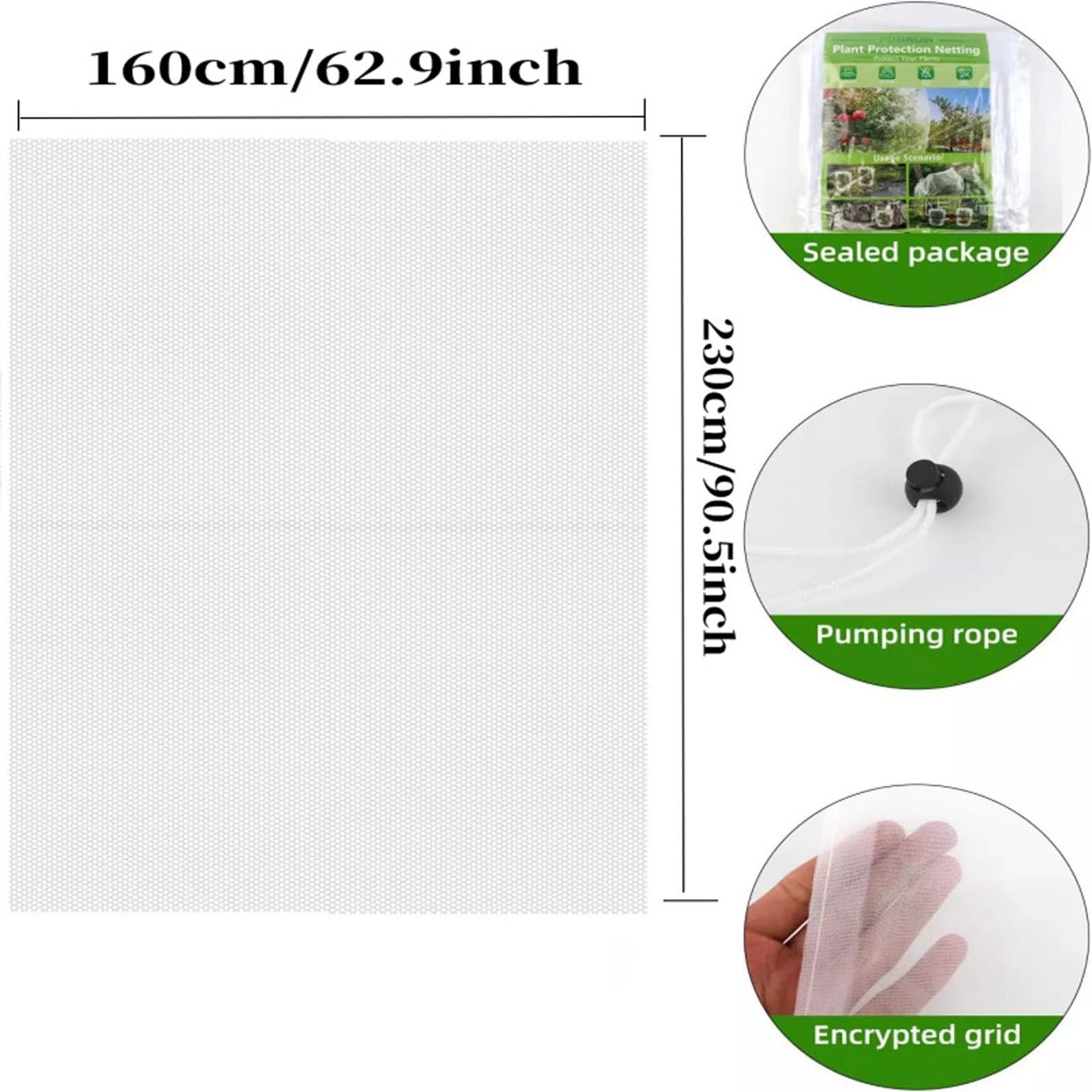 Garden Insect Net - Protect Your Plants From Pests And Birds, Garden ...