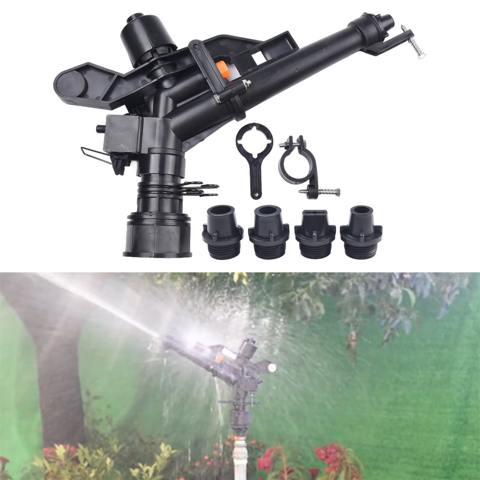 Garden Irrigation 1.5Inch Female Thread For 360° Sprinkler Adjustable ...