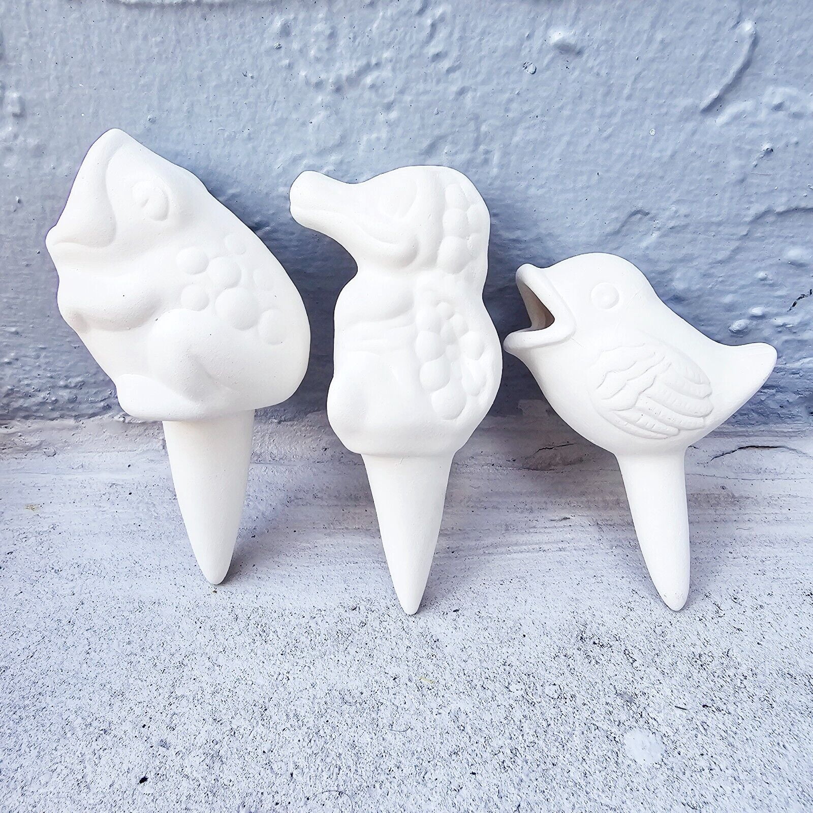 Garden Irrigation Animals 4.5" IN STOCK Ceramic Bisque Ready To Paint ...