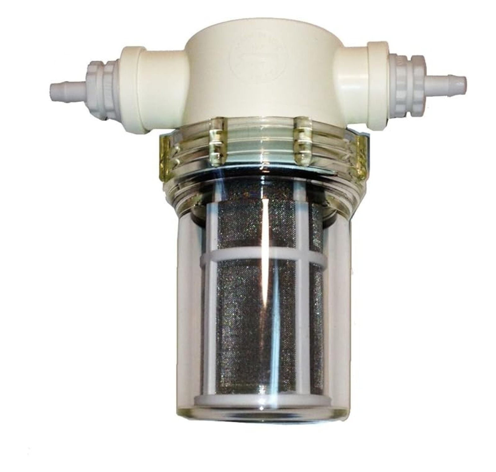 Garden Irrigation Filter Strainer - 1/2" x 3" Clear Mesh Screen - 8mm ...