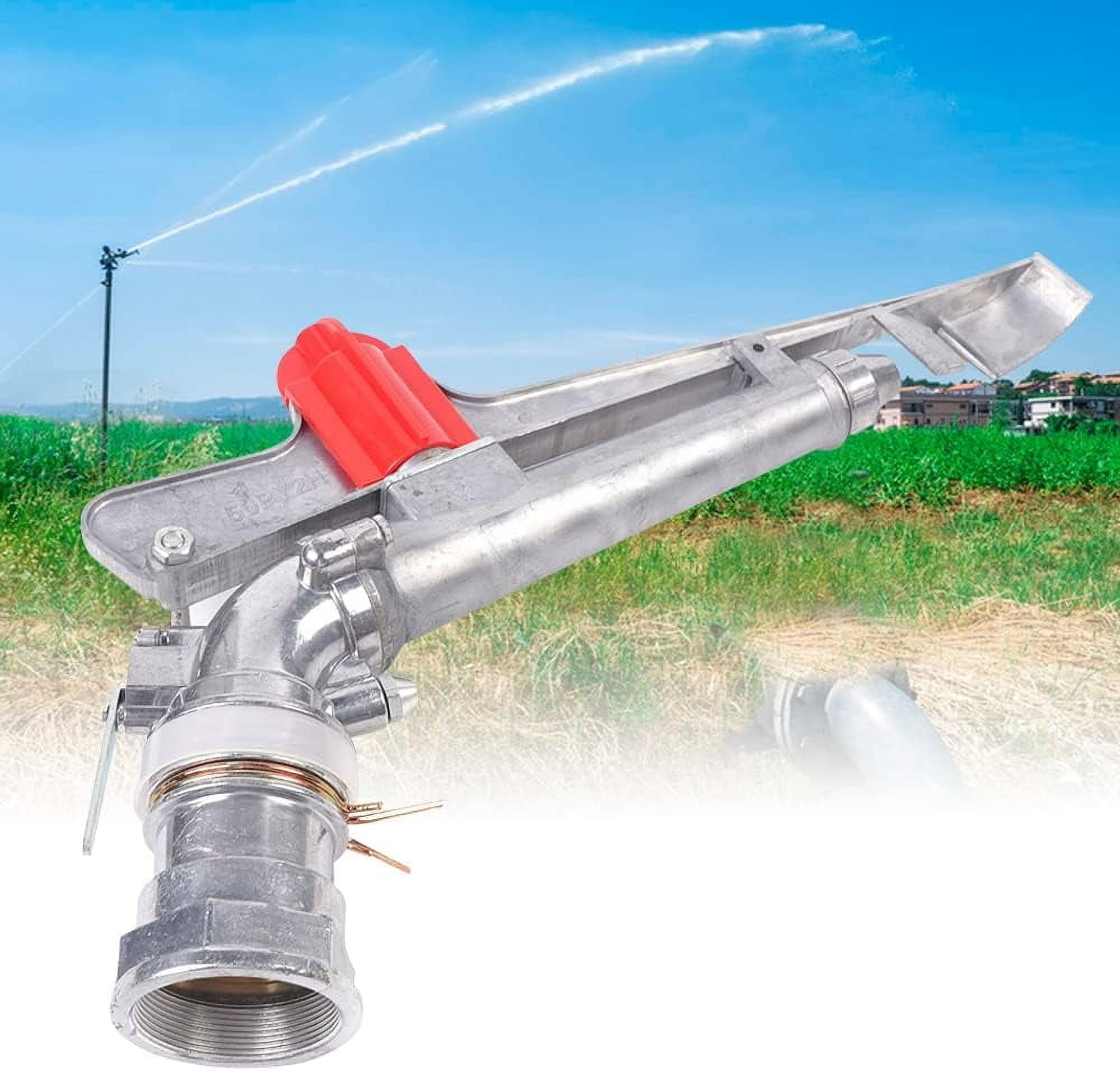 Garden Irrigation Sprinkler Large Impact Area Water Spray Gun 360 ...