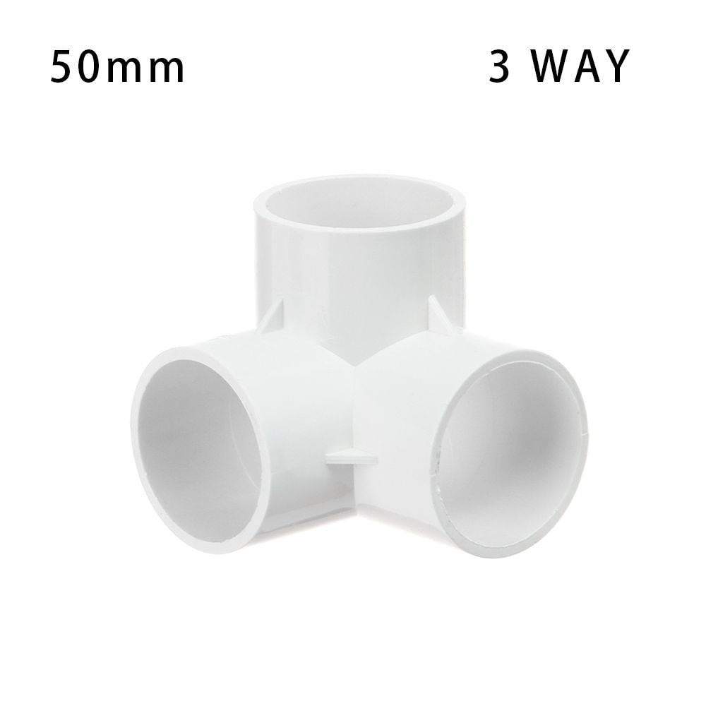 Garden Irrigation Stereoscopic 3 WAY 4 WAY 5 WAY 6WAY Pipe Connector PVC Water Pipe Connector ...
