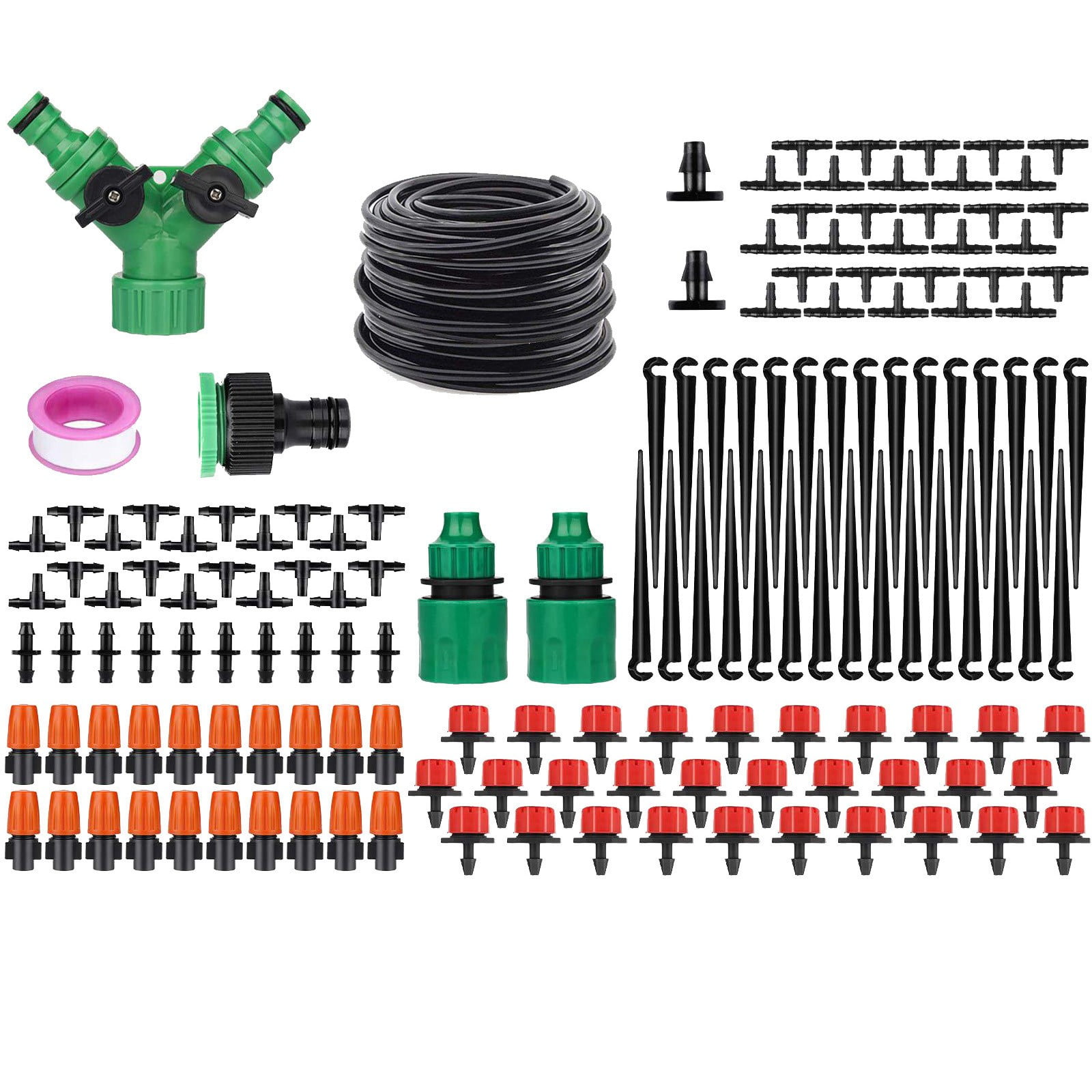 Garden Irrigation System Kit Garden Timer Hose Hose Blank Distribution ...