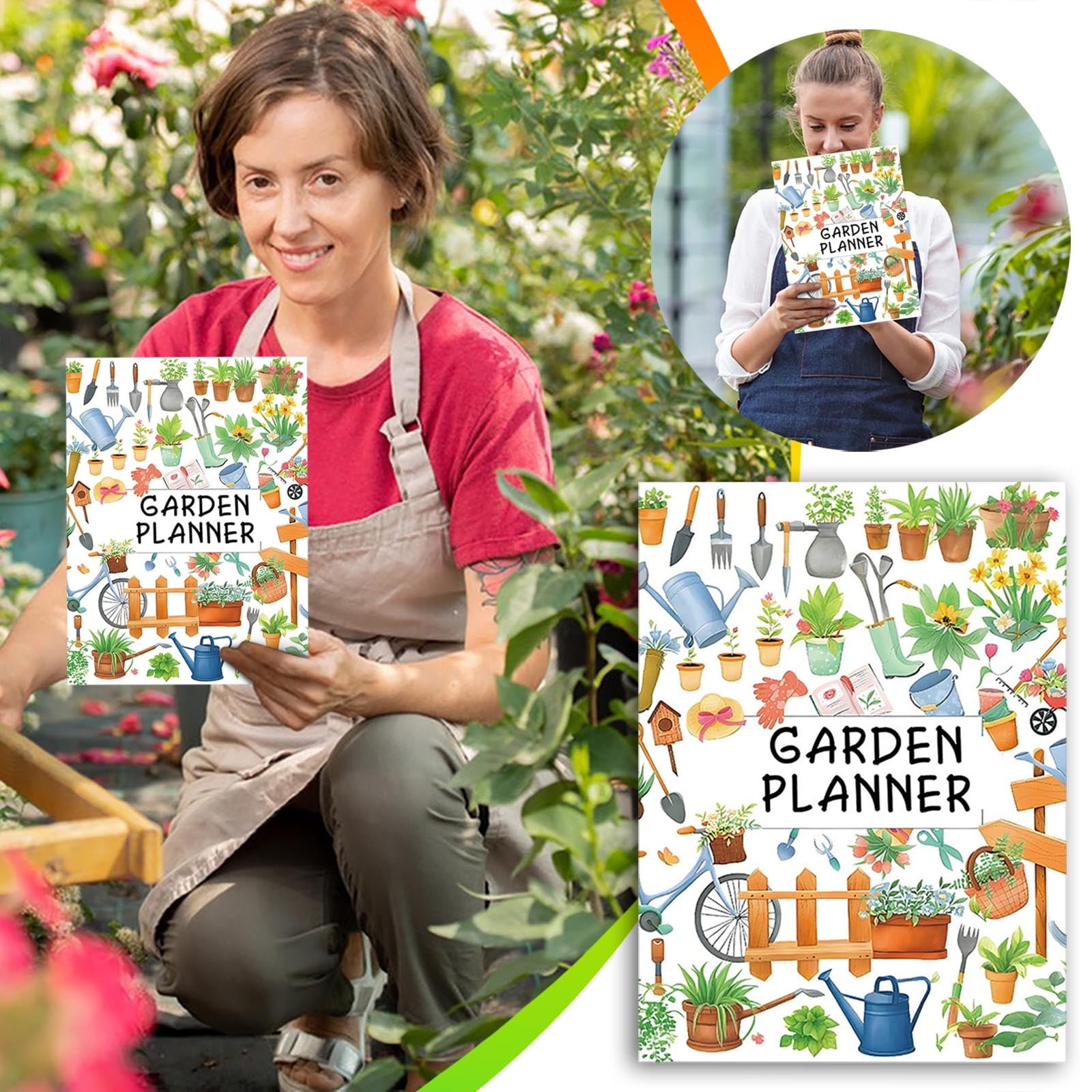 Garden Journal Planner | Track Watering Schedules Layouts Tasks ...