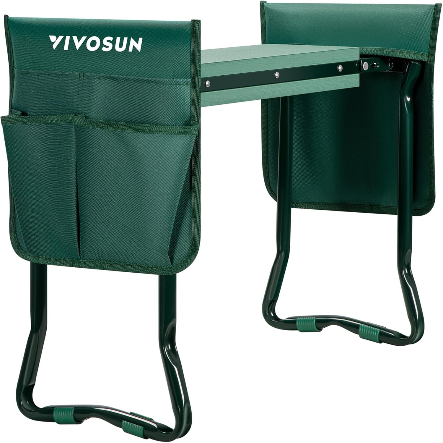 Garden Kneeler and Seat, 10.9" Wider Foldable Gardening Stool, Heavy ...