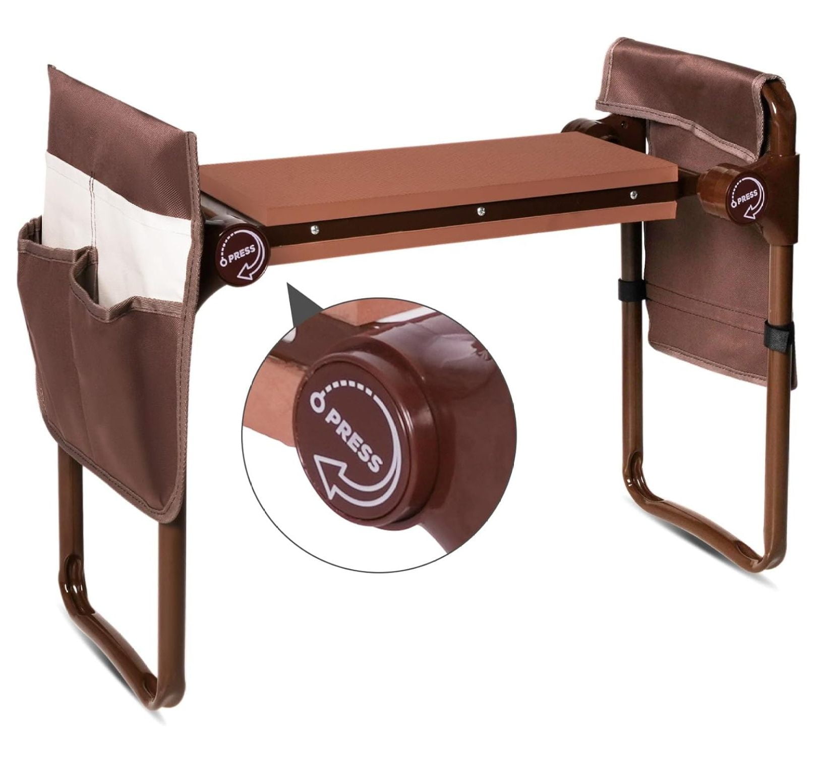 Garden Kneeler and Seat Bench Garden Workseat Folding Gardening Bench ...