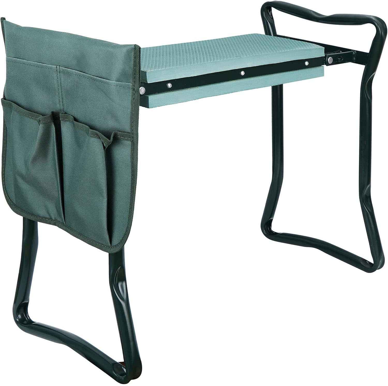 Garden Kneeler Seat with EVA Folding Portable Bench Kneeling Pad and ...