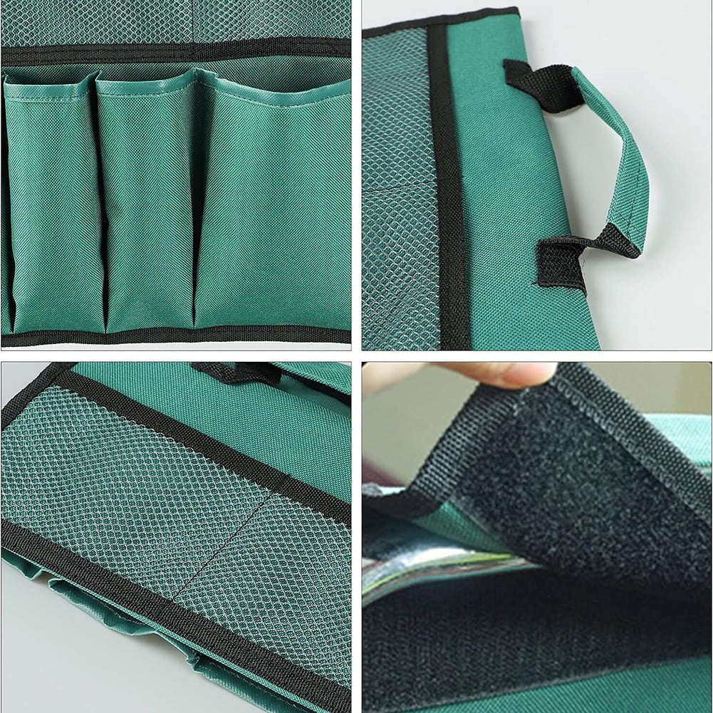 Garden Kneeler Tool Bag Stool Pouch Storage with Handle Pockets Green ...