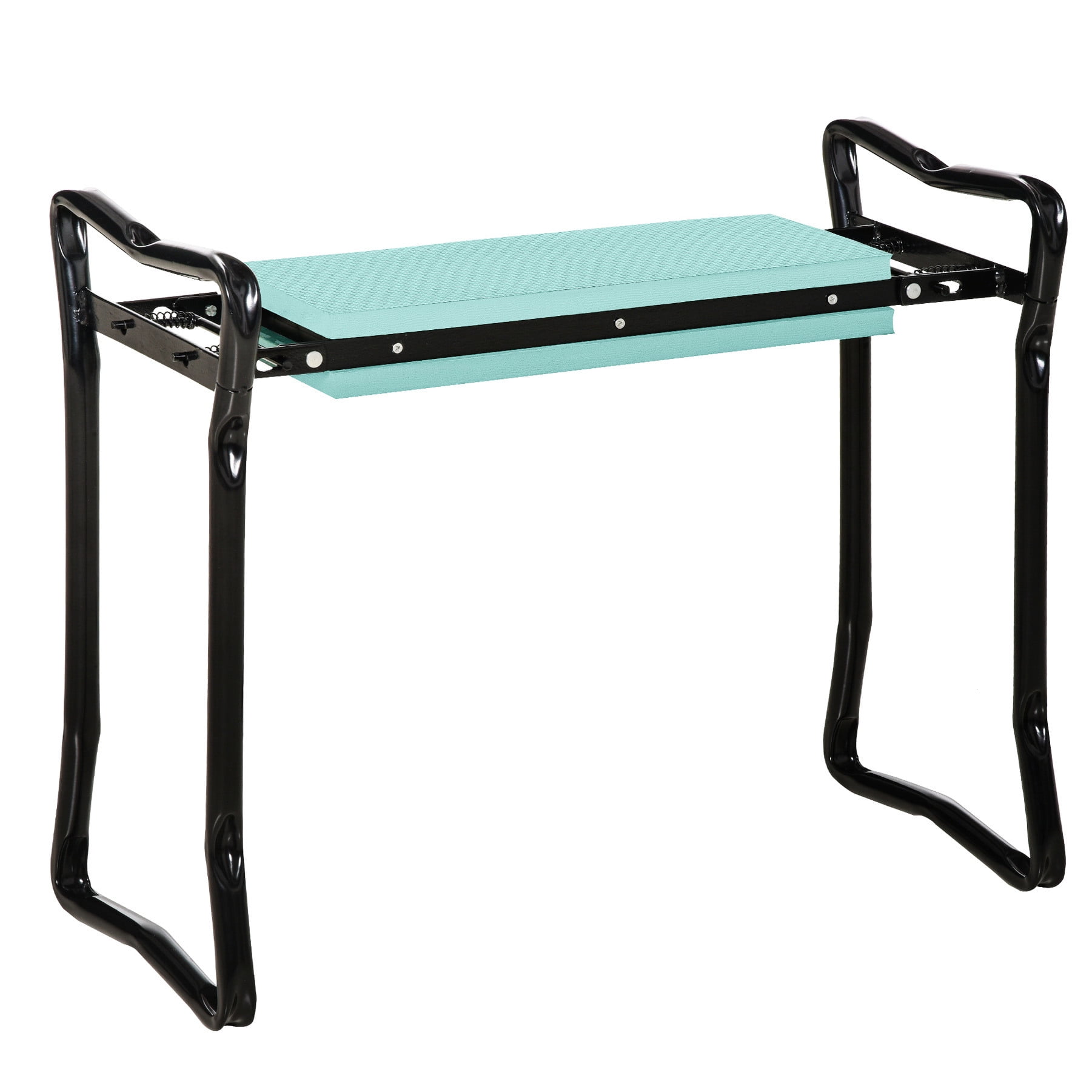 Garden Kneeling Bench Seat / Steel Frame, Green Color, Foldable ...