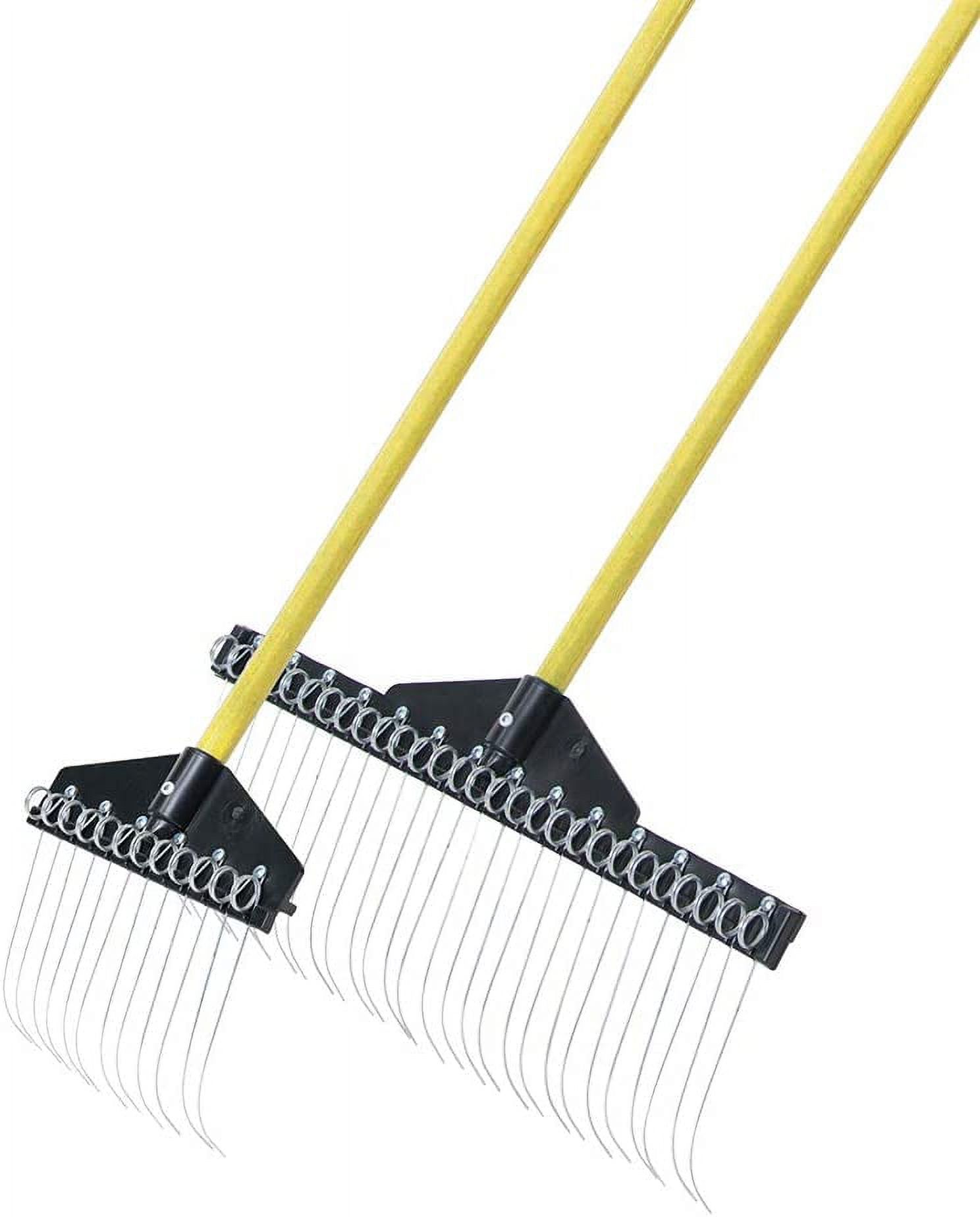Garden Landscape Rake – 9” & 21" Head Garden Debris Rakes Combo ...