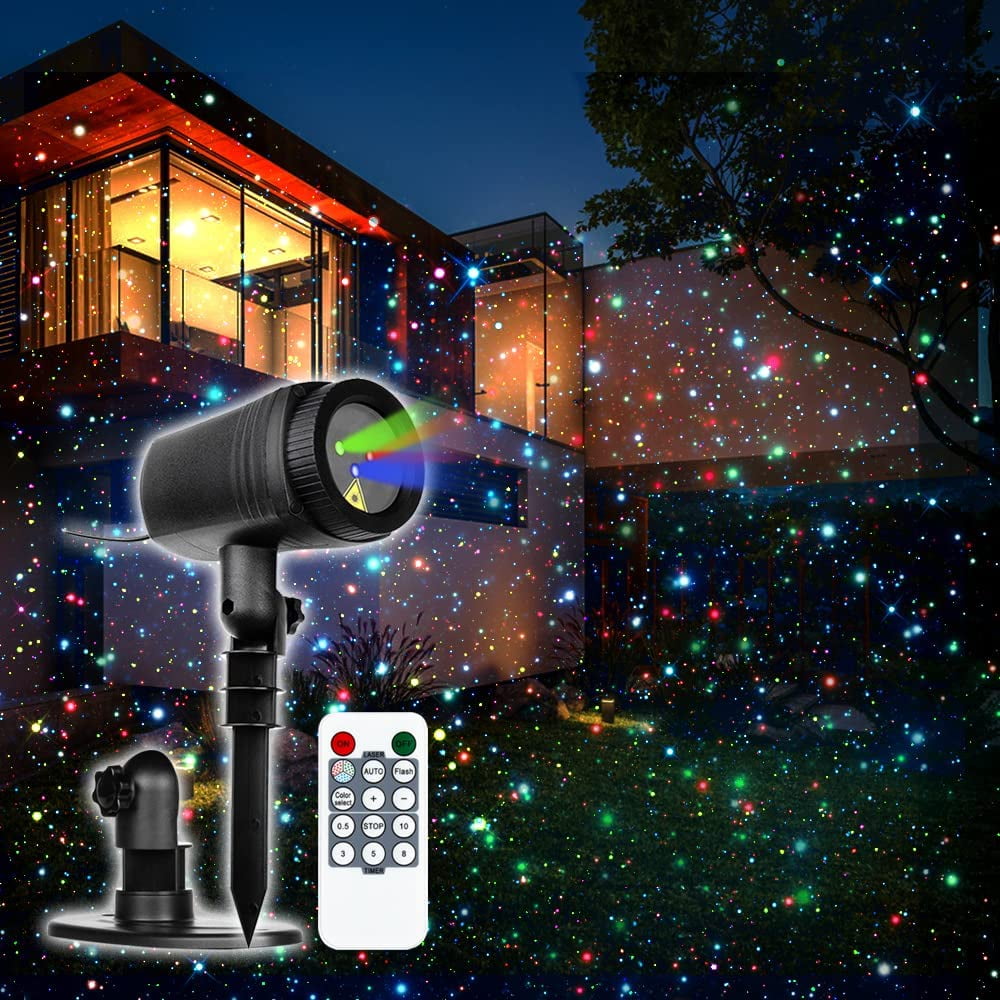 Garden Laser Light Projector, Yuiirllen Christmas Laser Projector ...