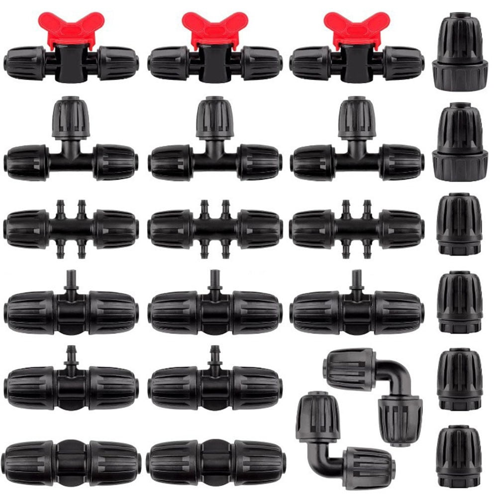 Garden Lawn Drip Irrigation Set Water Pipe Hose Connection Accessories ...