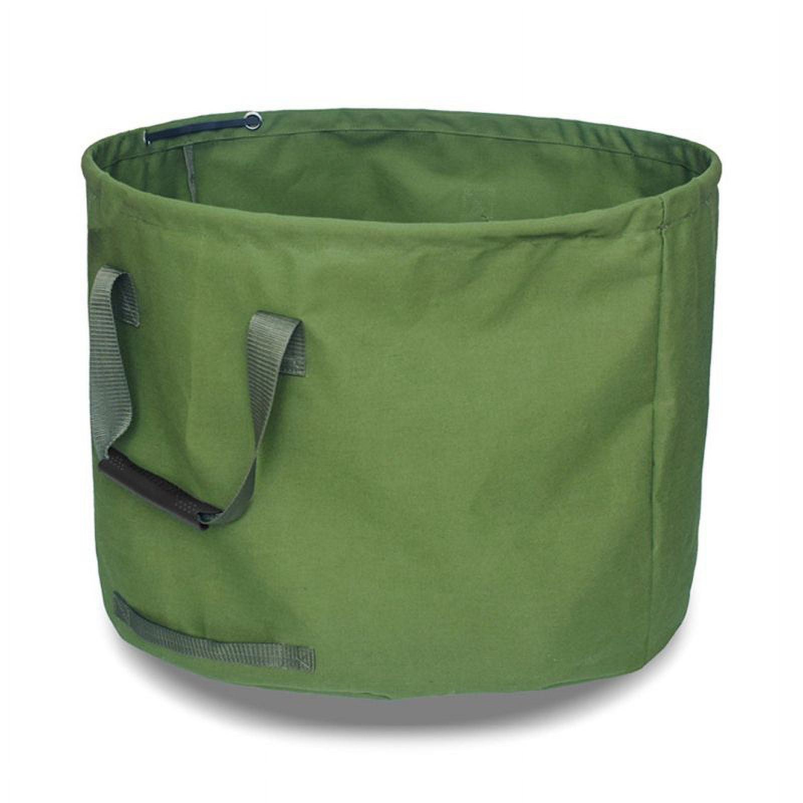 Garden Lawn Leaf Yard Waste Bag Clean Up Tarp Container Tote Gardening ...