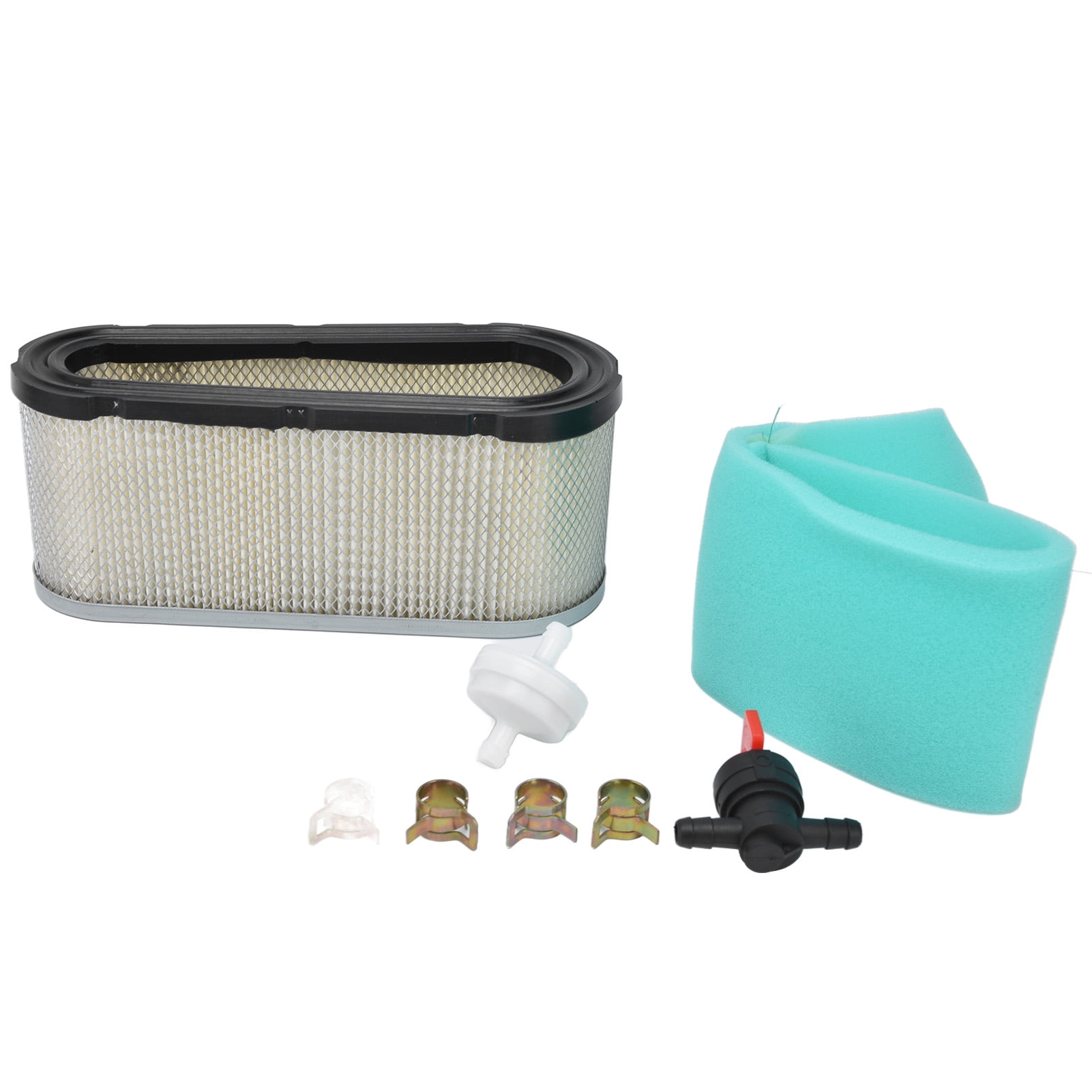 Garden Lawn Mower Air Filter Replacement Kit for Models 496894S, 496894 ...