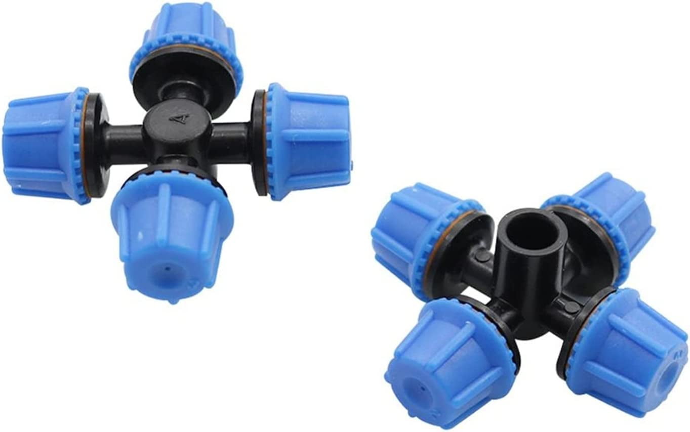 Garden Lawn Sprinkler Irrigation System 5 Pieces of Cross-atomizing ...