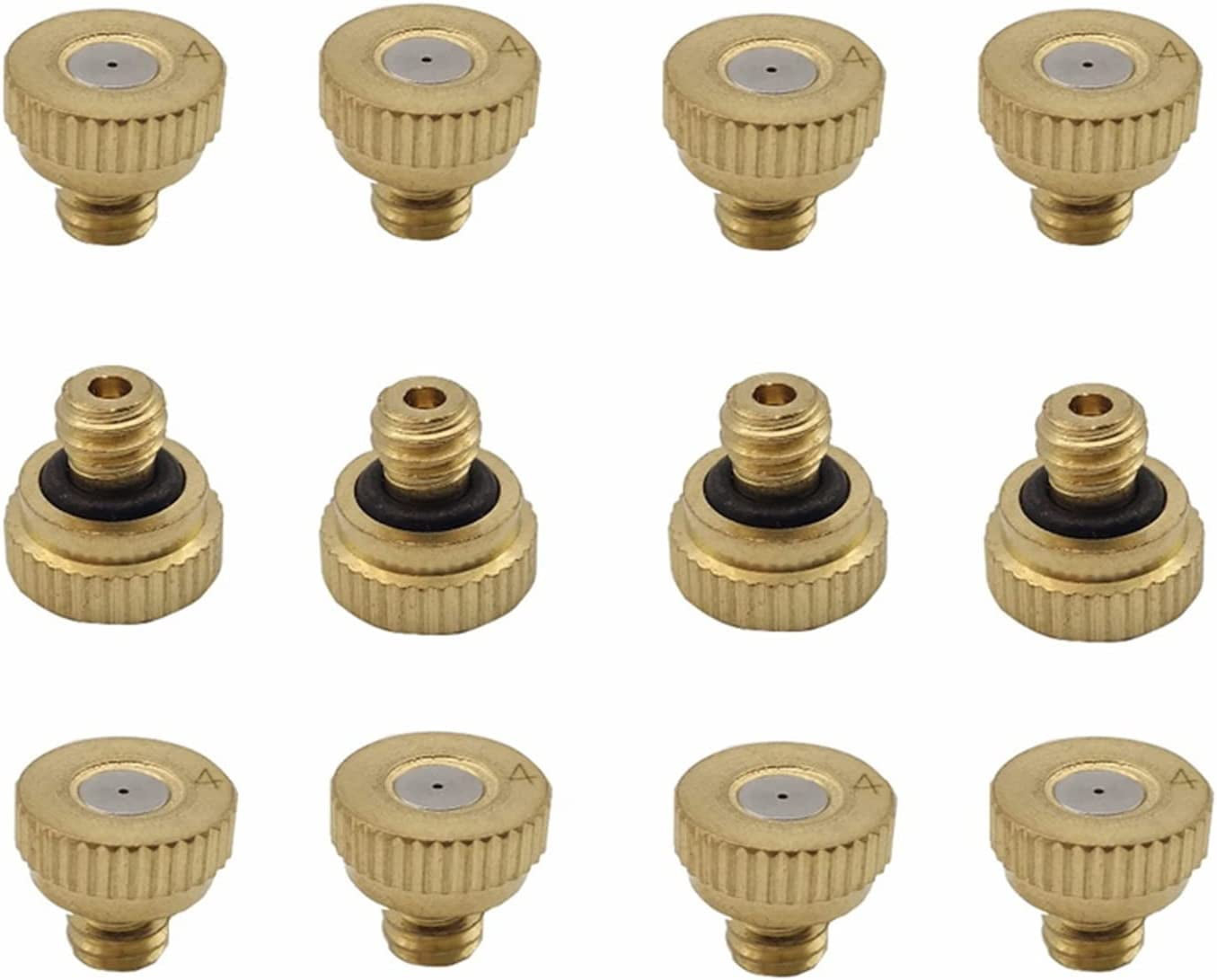 Garden Lawn Sprinkler Irrigation System 50 Pieces of Garden Brass Water ...